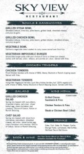 Grand Canyon West Restaurants: Dining Guide & Food Menus