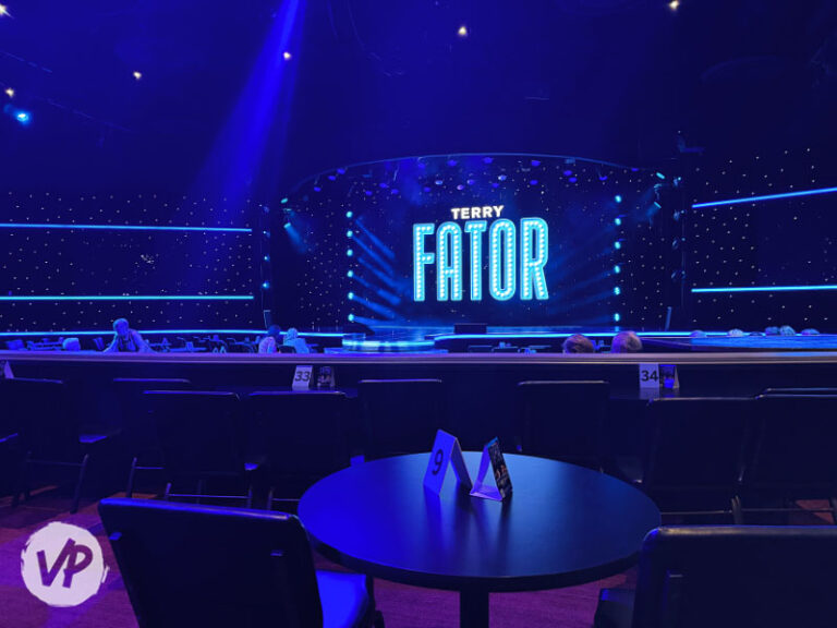 Best Seats for Terry Fator & Seating Chart (with photos) - Vegas Primer